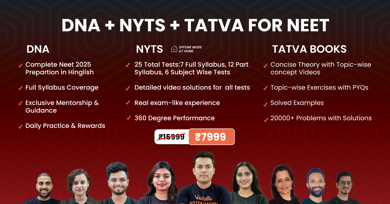 Full Syllabus Live Online Tuition for DNA PLUS (NEET Batch + Test ...