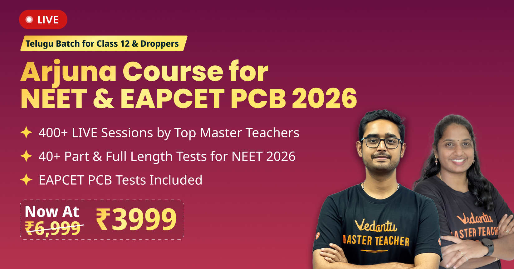 Full Syllabus Live Online Tuition for ARJUNA